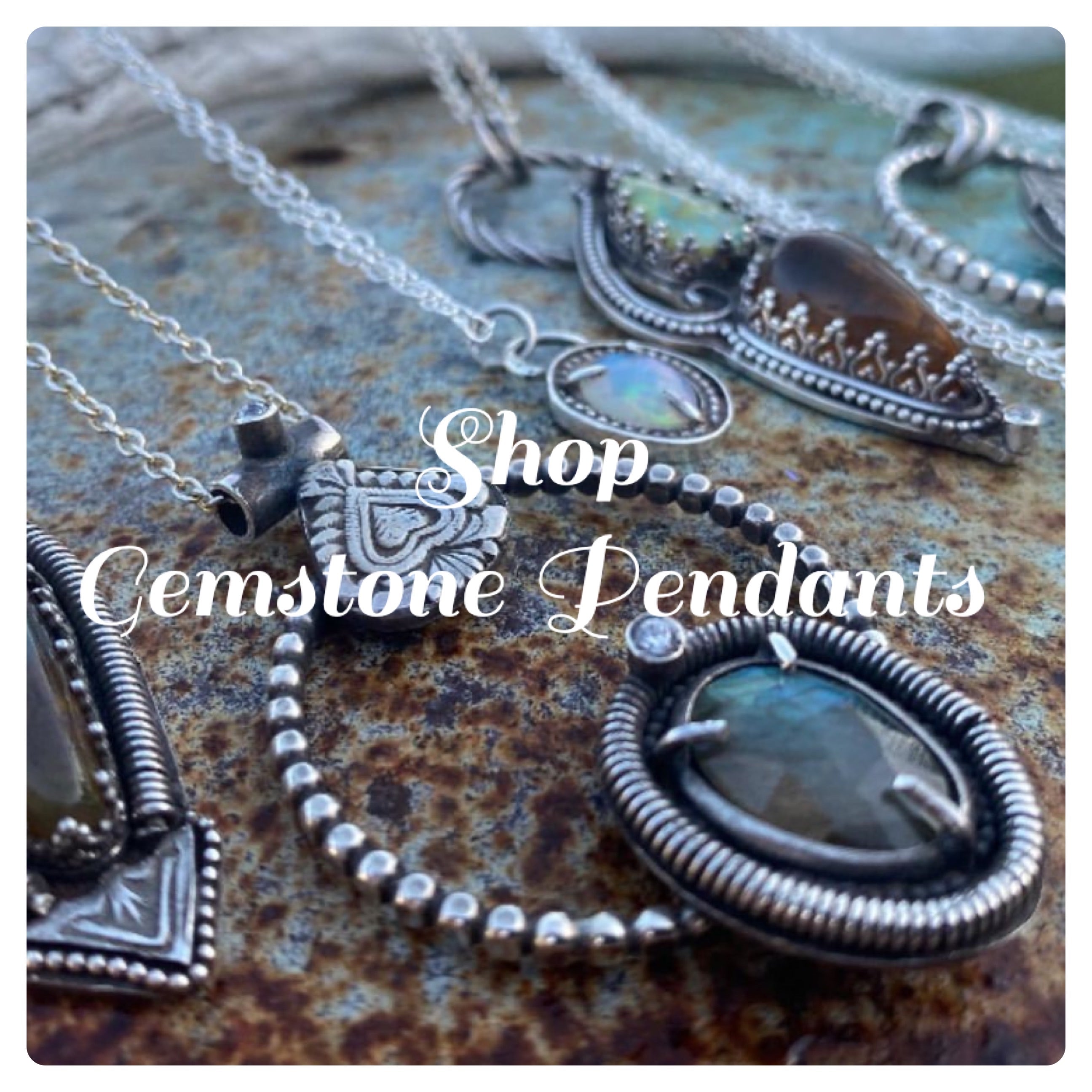 Shop Gemstone Pendant – ShannonNoelkeMetalArts